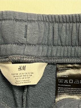 H&M | Bottoms | Hm Boys 2 Y Navy Sweatpants With White Side Panels ...